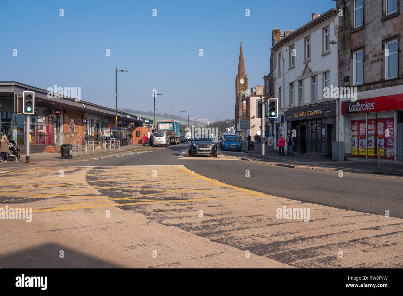 Largs main street hi-res stock photography and images - Alamy