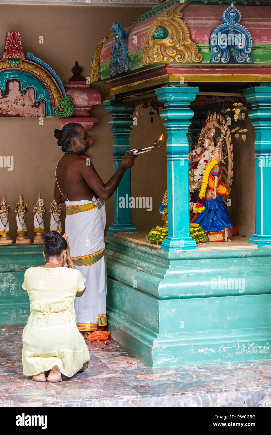 Hindu Priest Praying