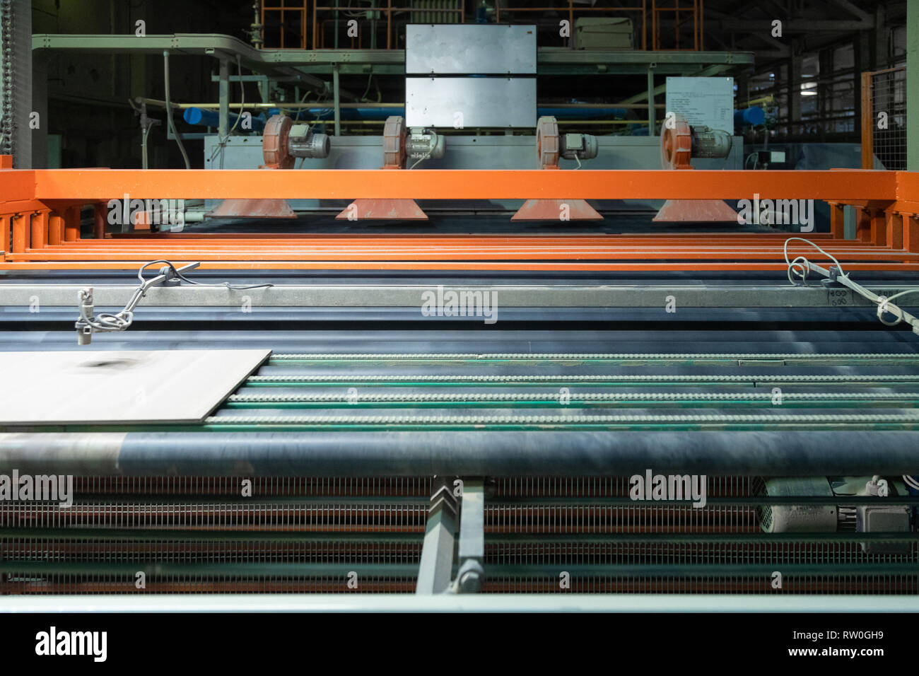 Conveyor line at the production plant Stock Photo - Alamy