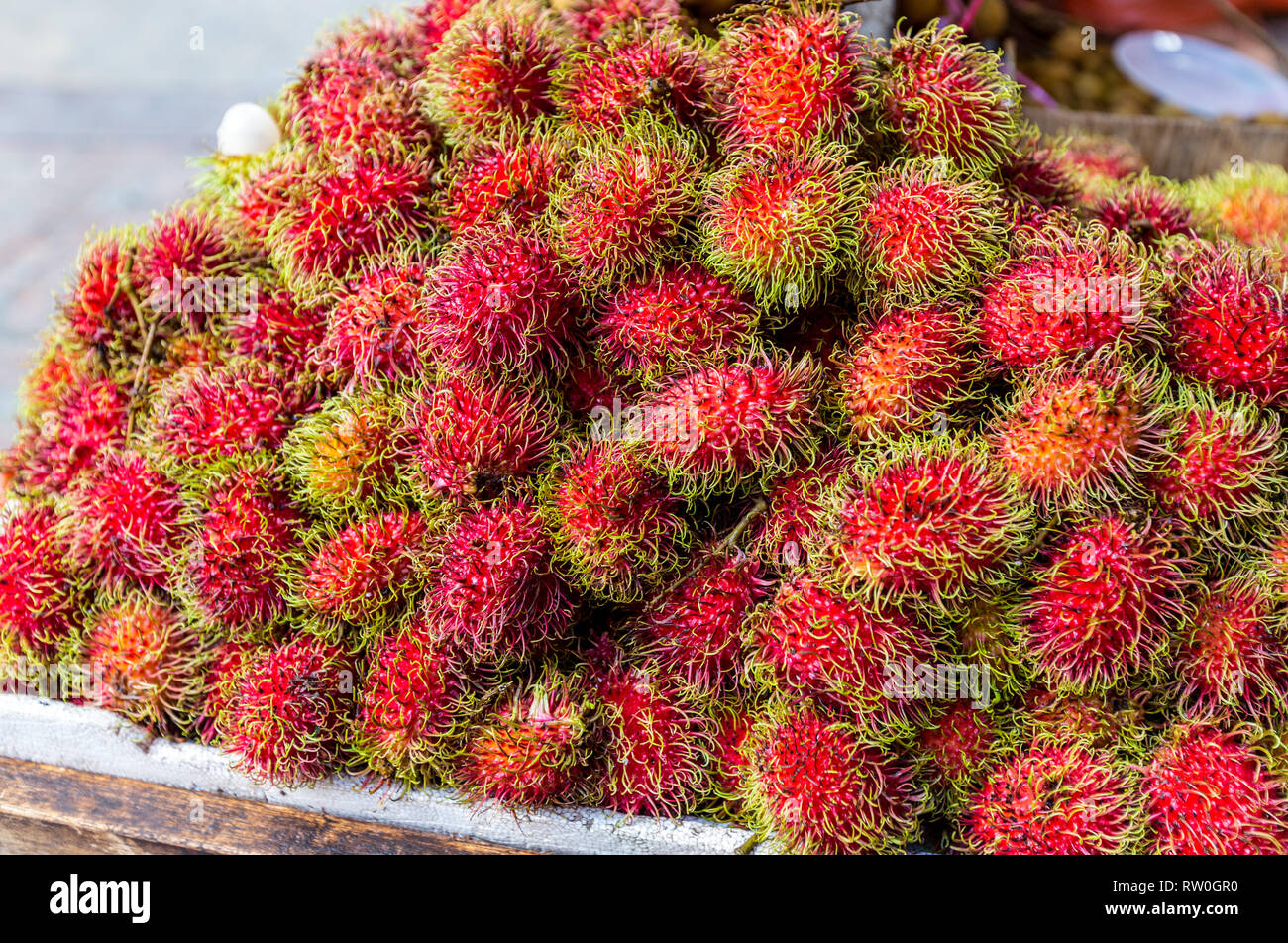Rambutan, Jalan Petaling Street Market, Chinatown, Kuala Lumpur ...