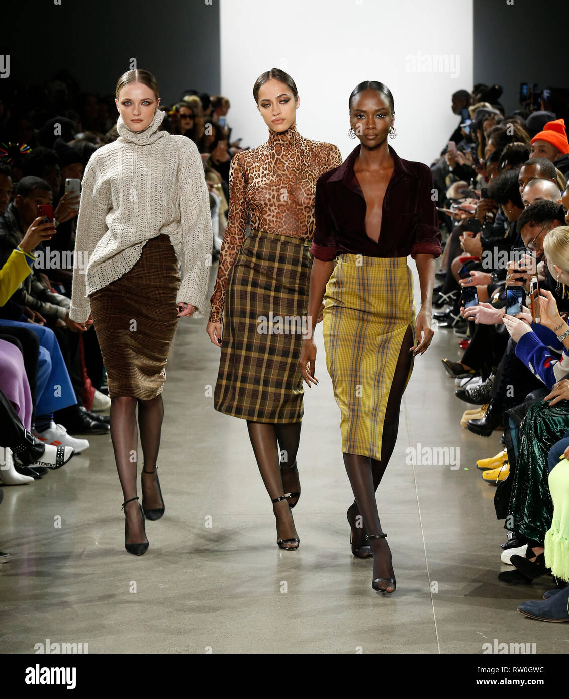 New York, NY - February 10, 2019: Models walk runway for LaQuan 2019 ...