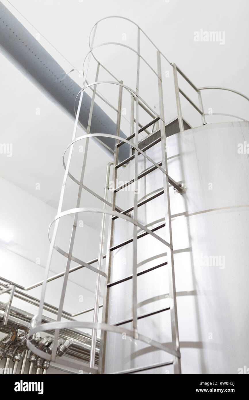 Metal stairs going up Stock Photo - Alamy