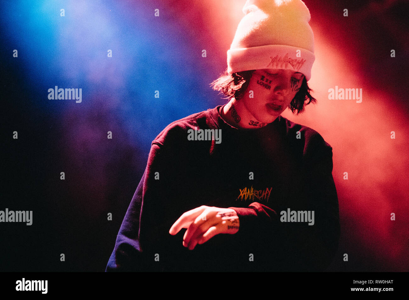 Denmark, Copenhagen - February 28, 2019. The American rapper and ...