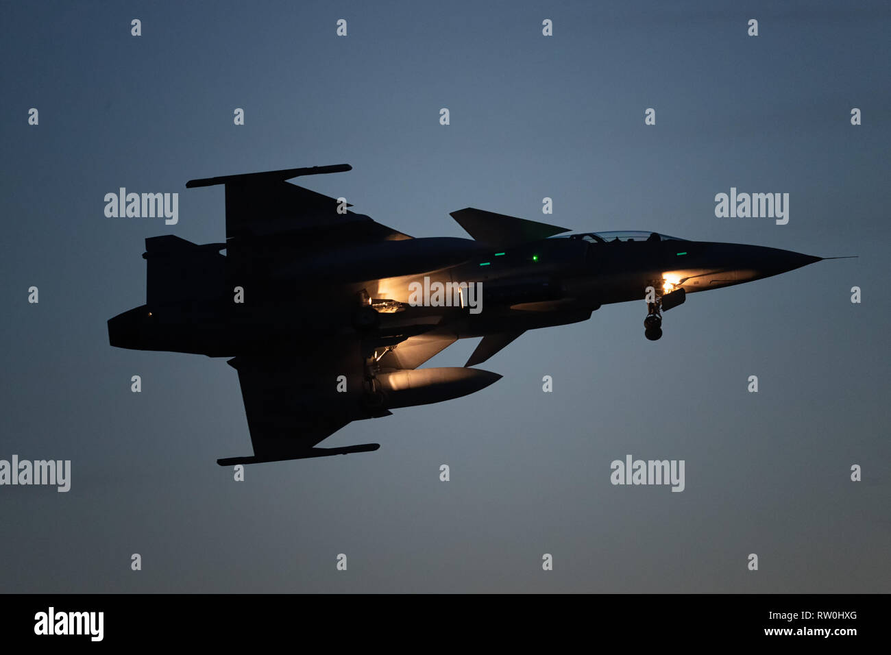Saab JAS 39 Gripen is a Swedish built 4th generation single engine jet ...