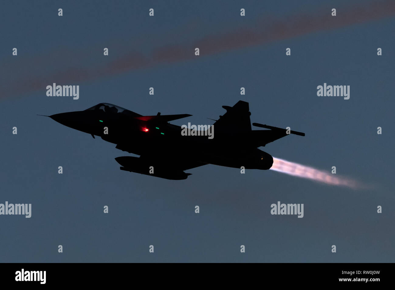 Saab JAS 39 Gripen is a Swedish built 4th generation single engine jet ...