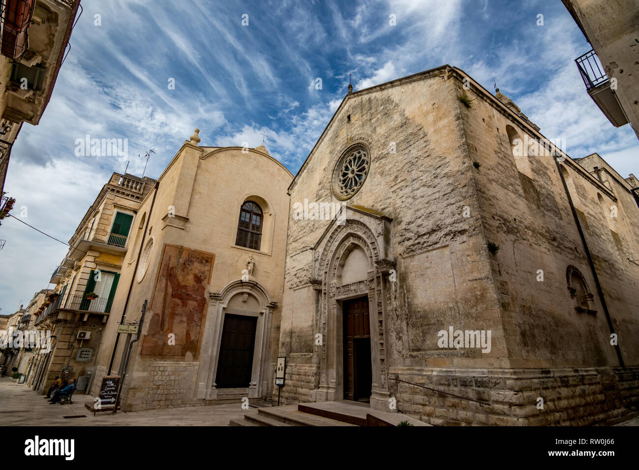ALTAMURA, ITALY - AUGUST 26, 2018: Amazing church of St. Nicholas of ...