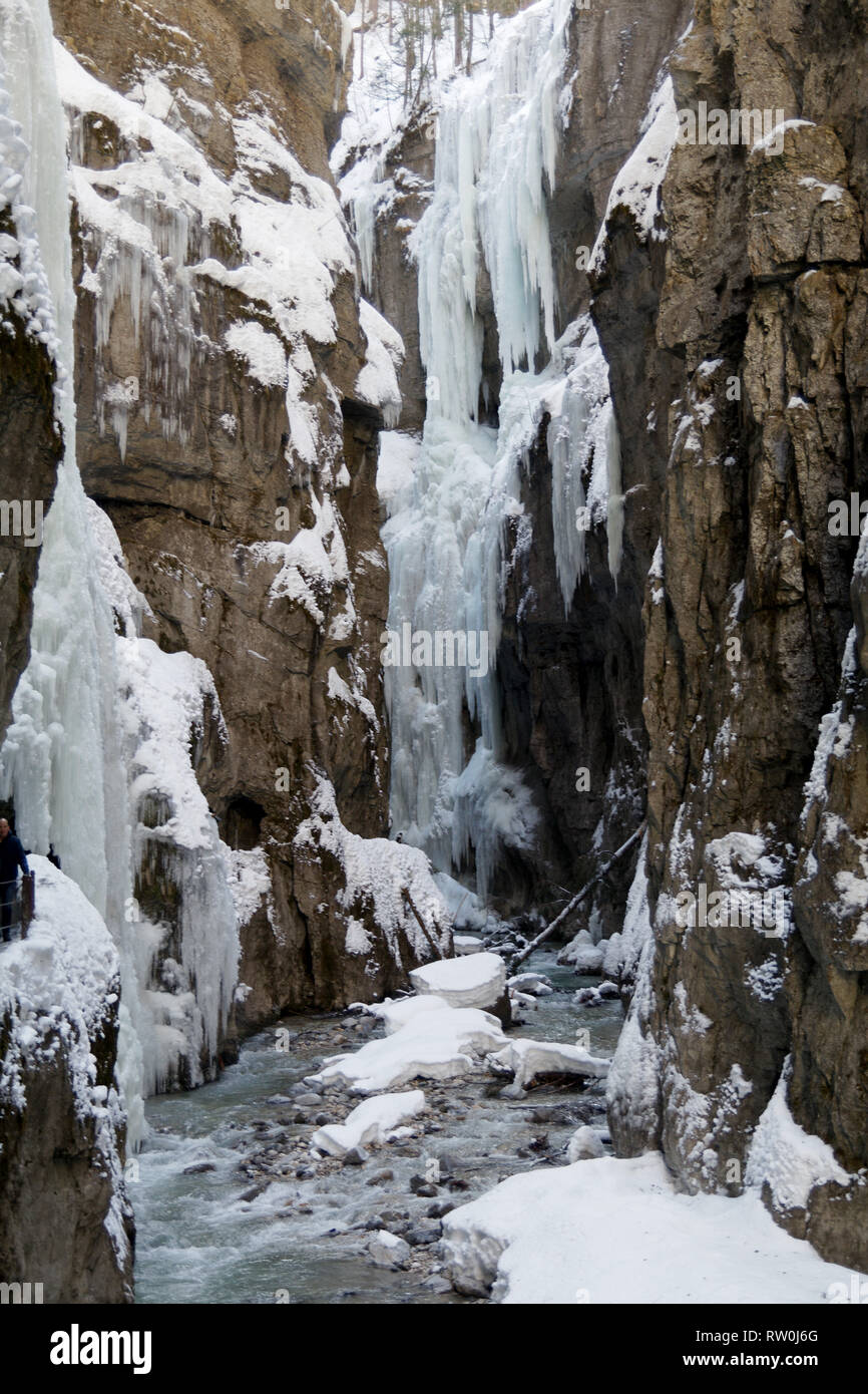 Partnachklamm in Garmisch-Partenkirchen / Germany Stock Photo - Alamy