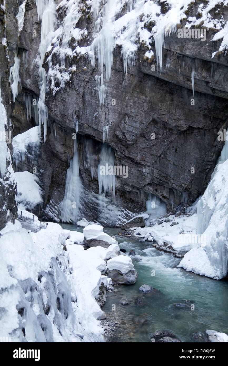 Partnachklamm in Garmisch-Partenkirchen / Germany Stock Photo - Alamy