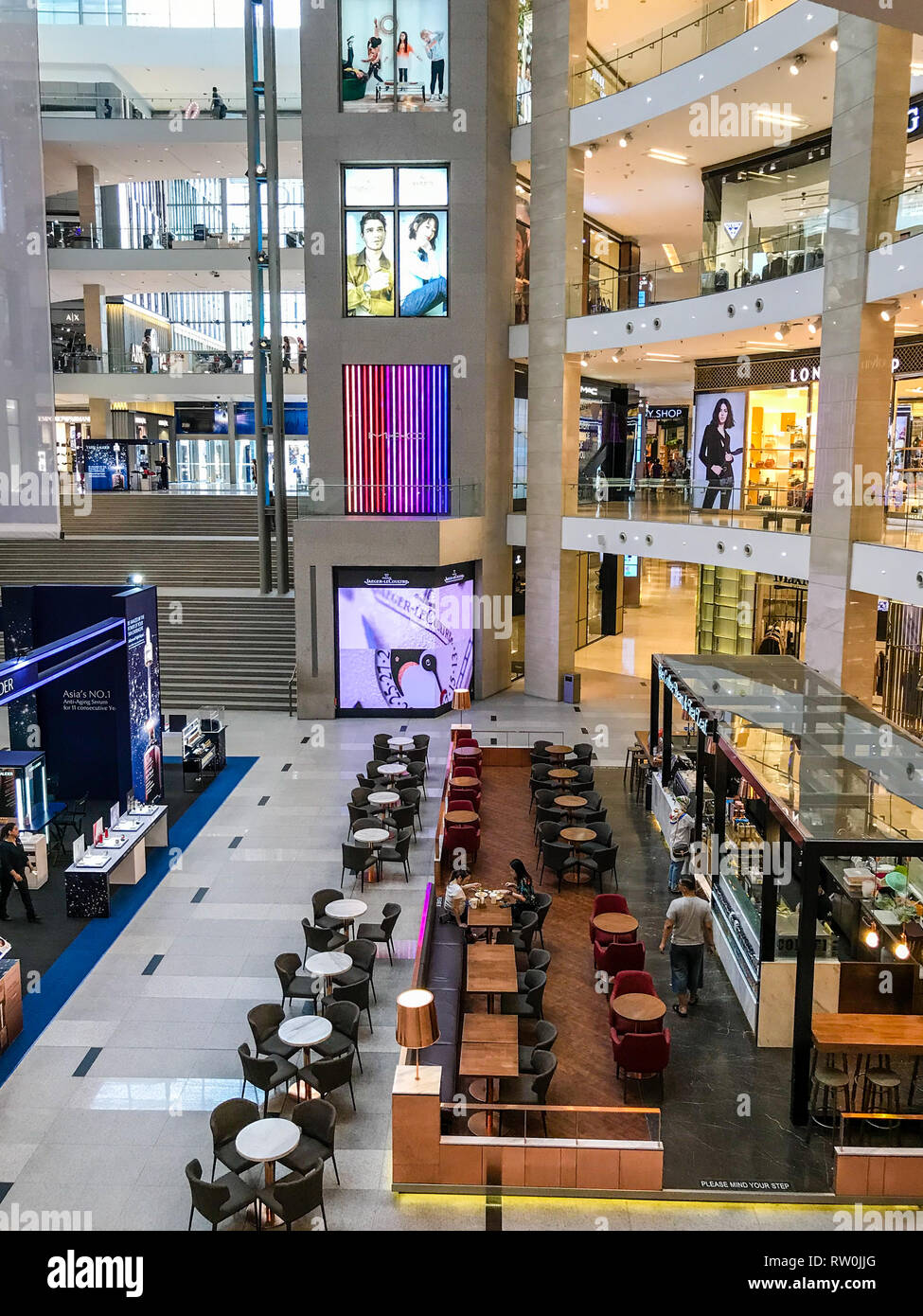 Pavilion Mall Interior View, Bukit Bintang, Kuala Lumpur, Malaysia ...
