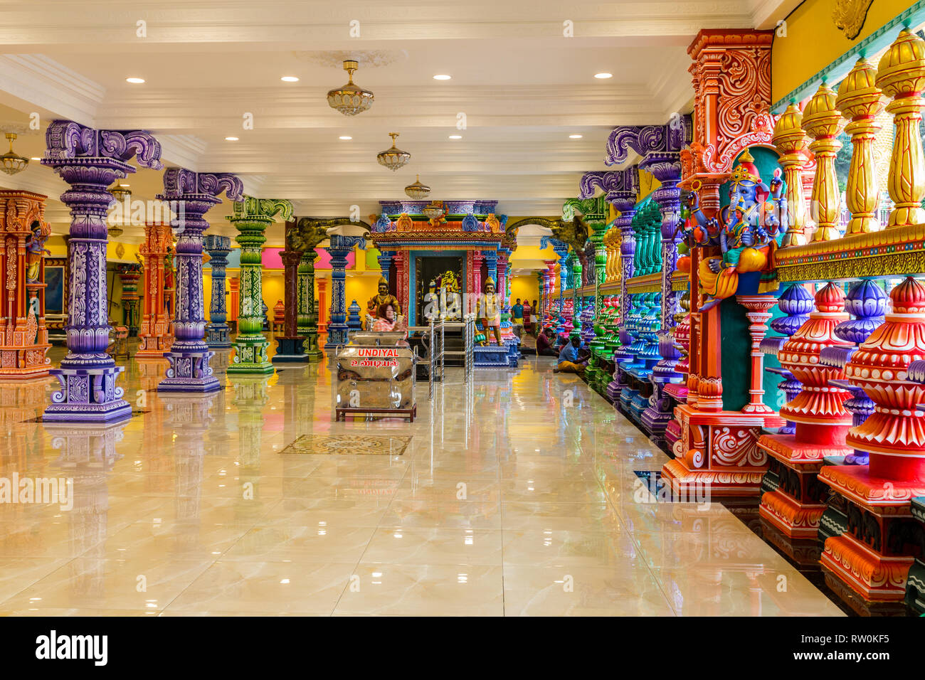 Hindu Temple Interior Design