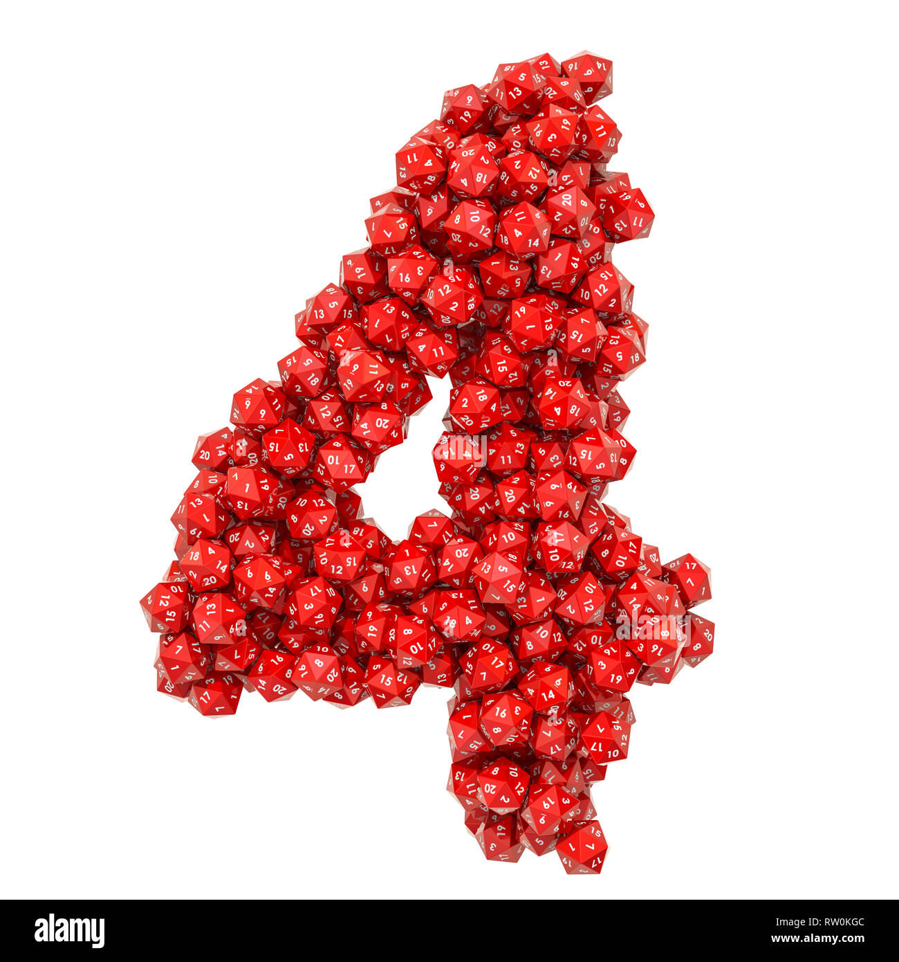 Four sided die Cut Out Stock Images & Pictures - Alamy