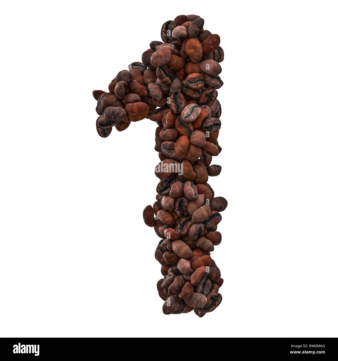 Number from coffee beans hi-res stock photography and images - Alamy