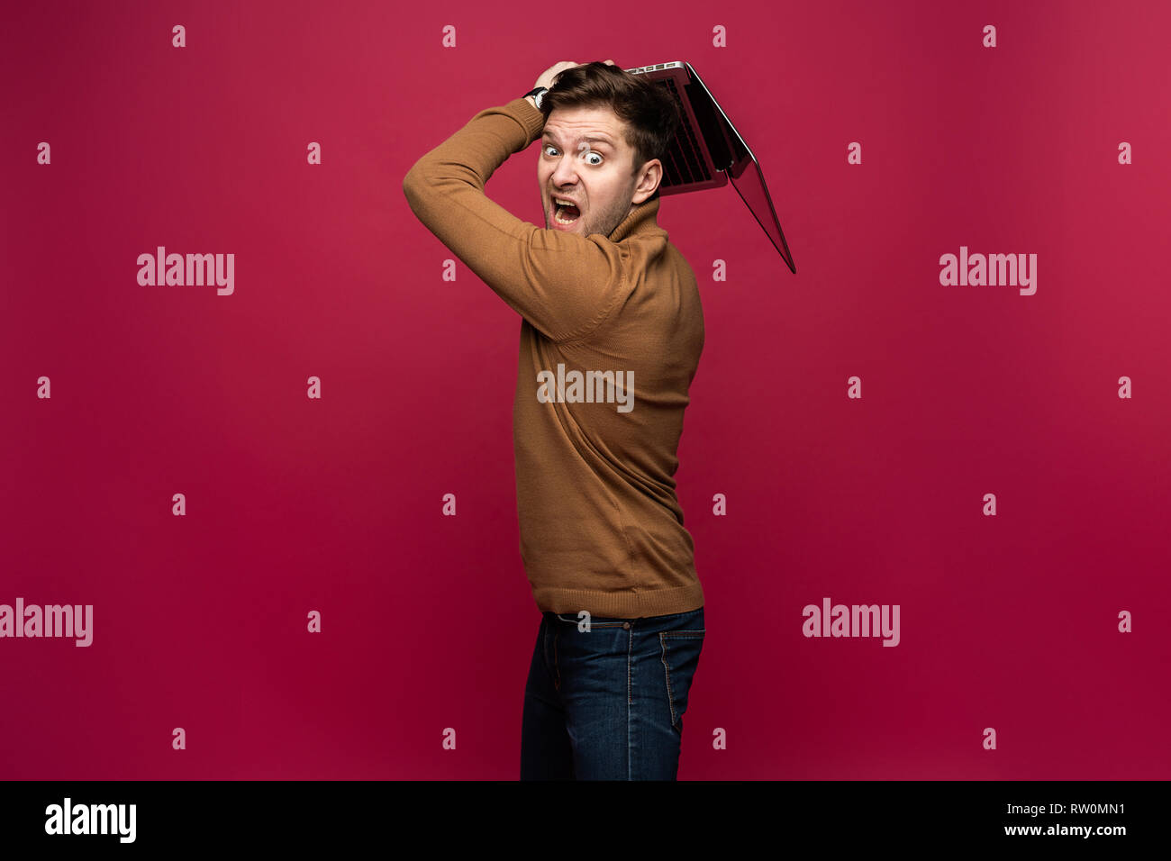 Uptight man hi-res stock photography and images - Alamy