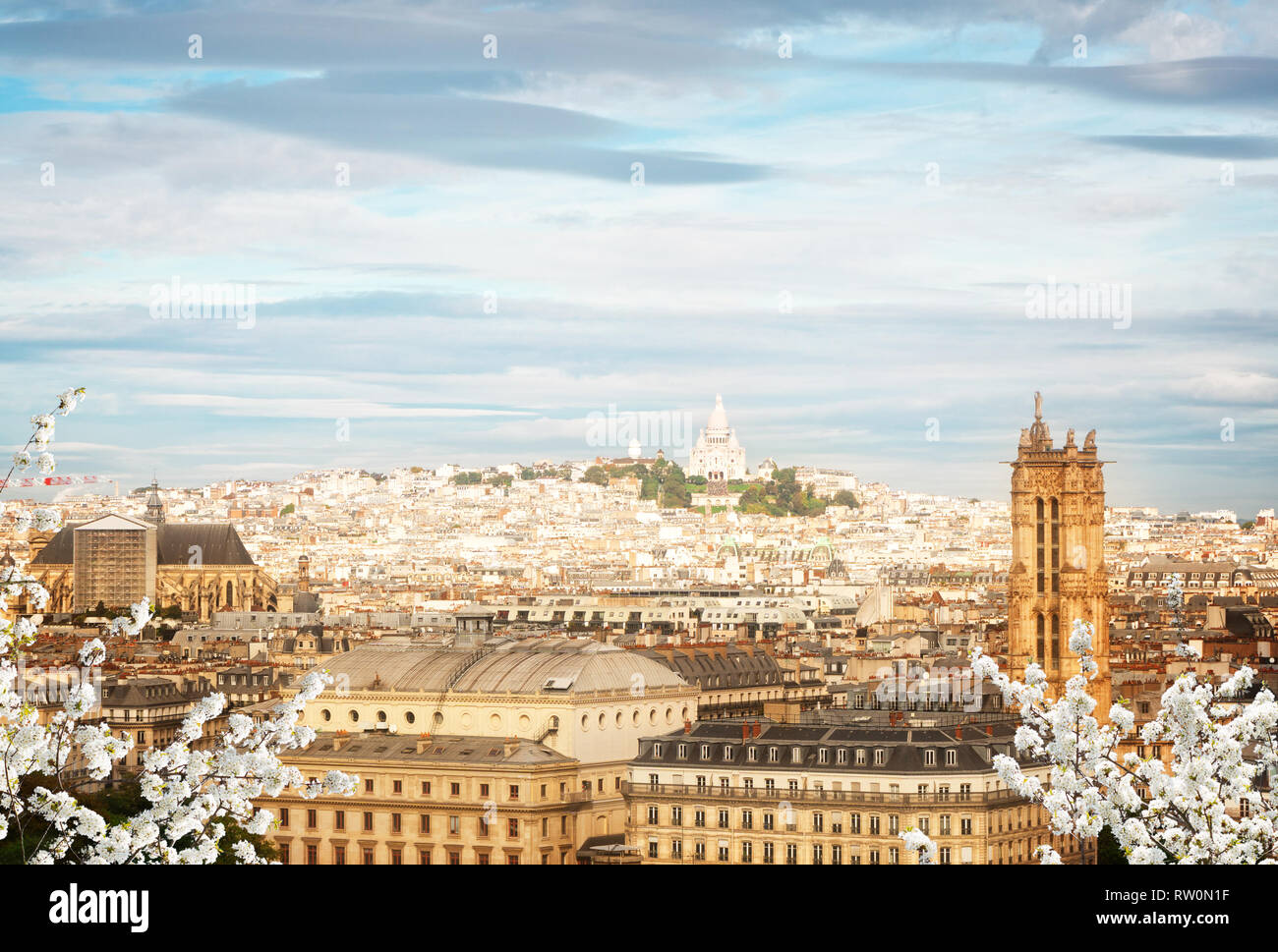 cityscape Mont Matre , Paris, France Stock Photo - Alamy
