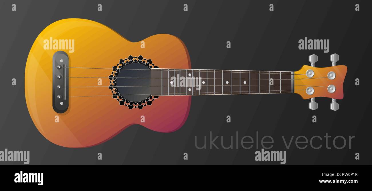 Ukulele vector hi-res stock photography and images - Alamy