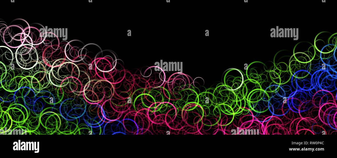 Fantastic circle panorama background design illustration Stock Photo ...
