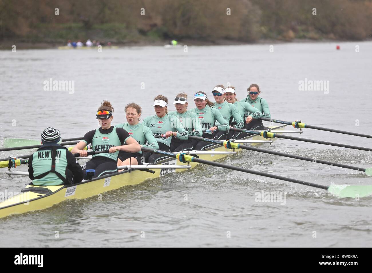 The Boat Race Putney London February 3 2019 Stock Photo - Alamy