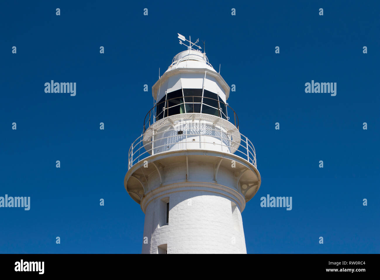 Low Head lighthouse at the entrance to the Tamar River in northern ...