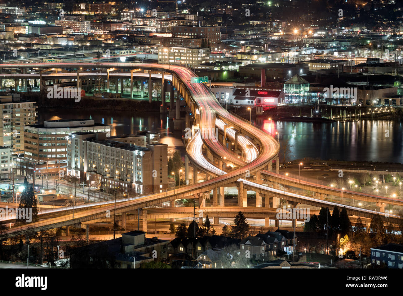 Marquam bridge hi-res stock photography and images - Alamy