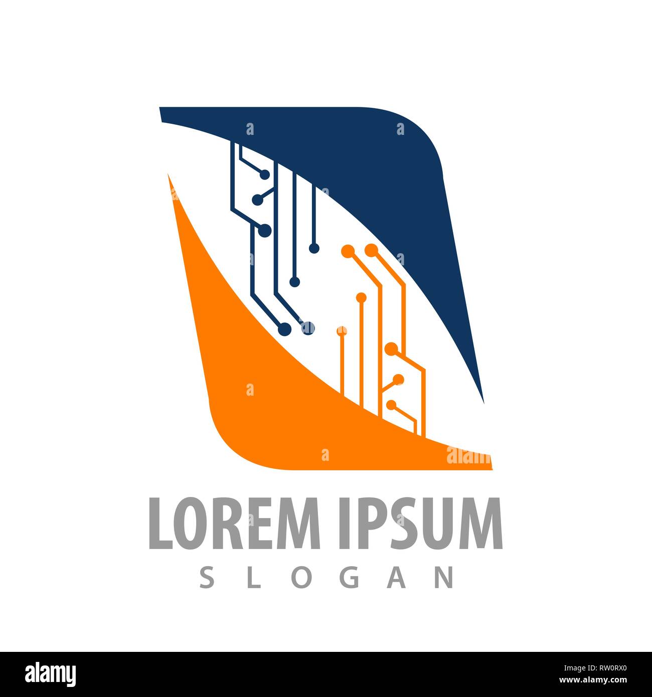 Terminal tech logo concept design. Symbol graphic template element ...