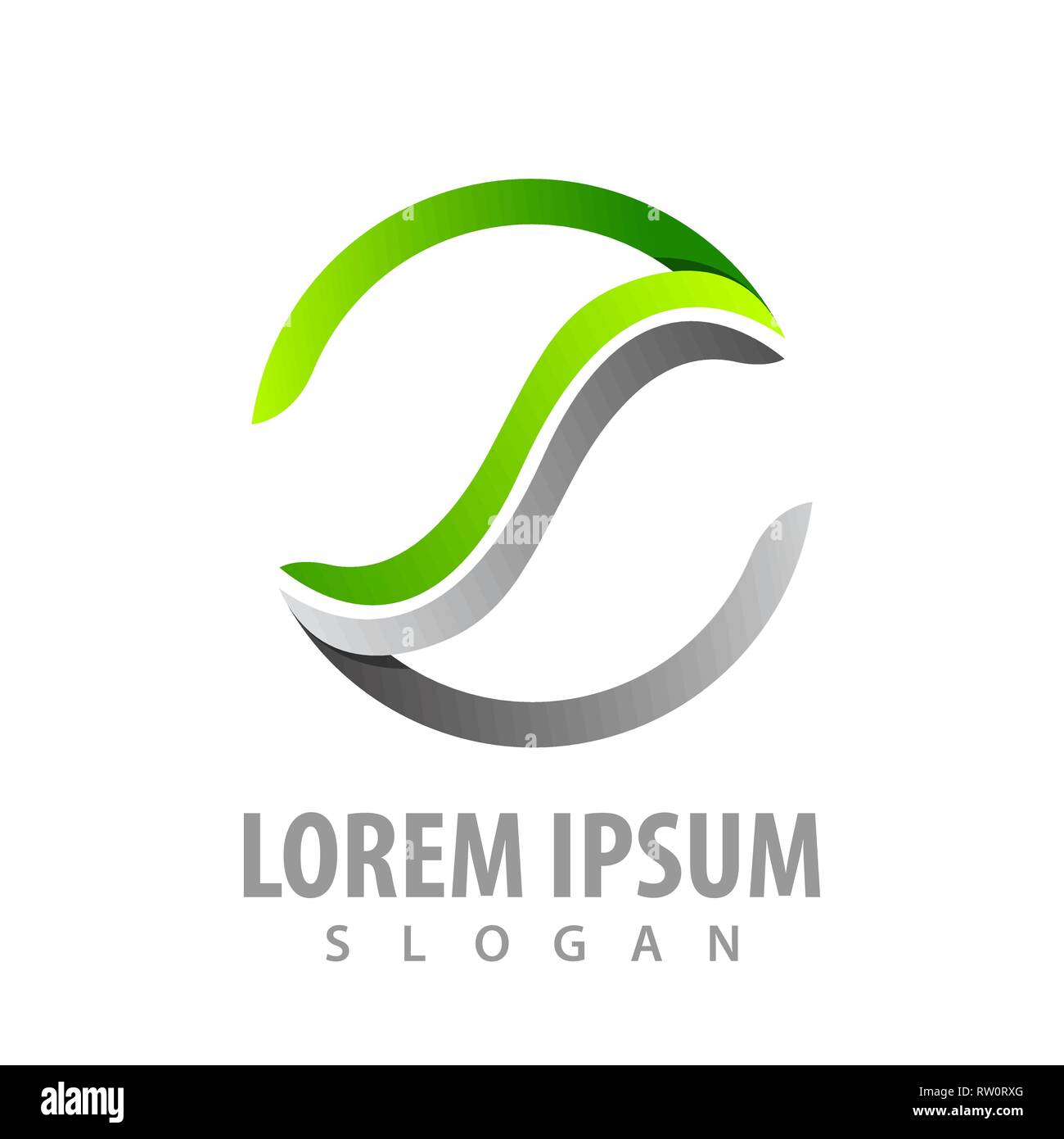 Circle line letter S logo concept design. Symbol graphic template ...