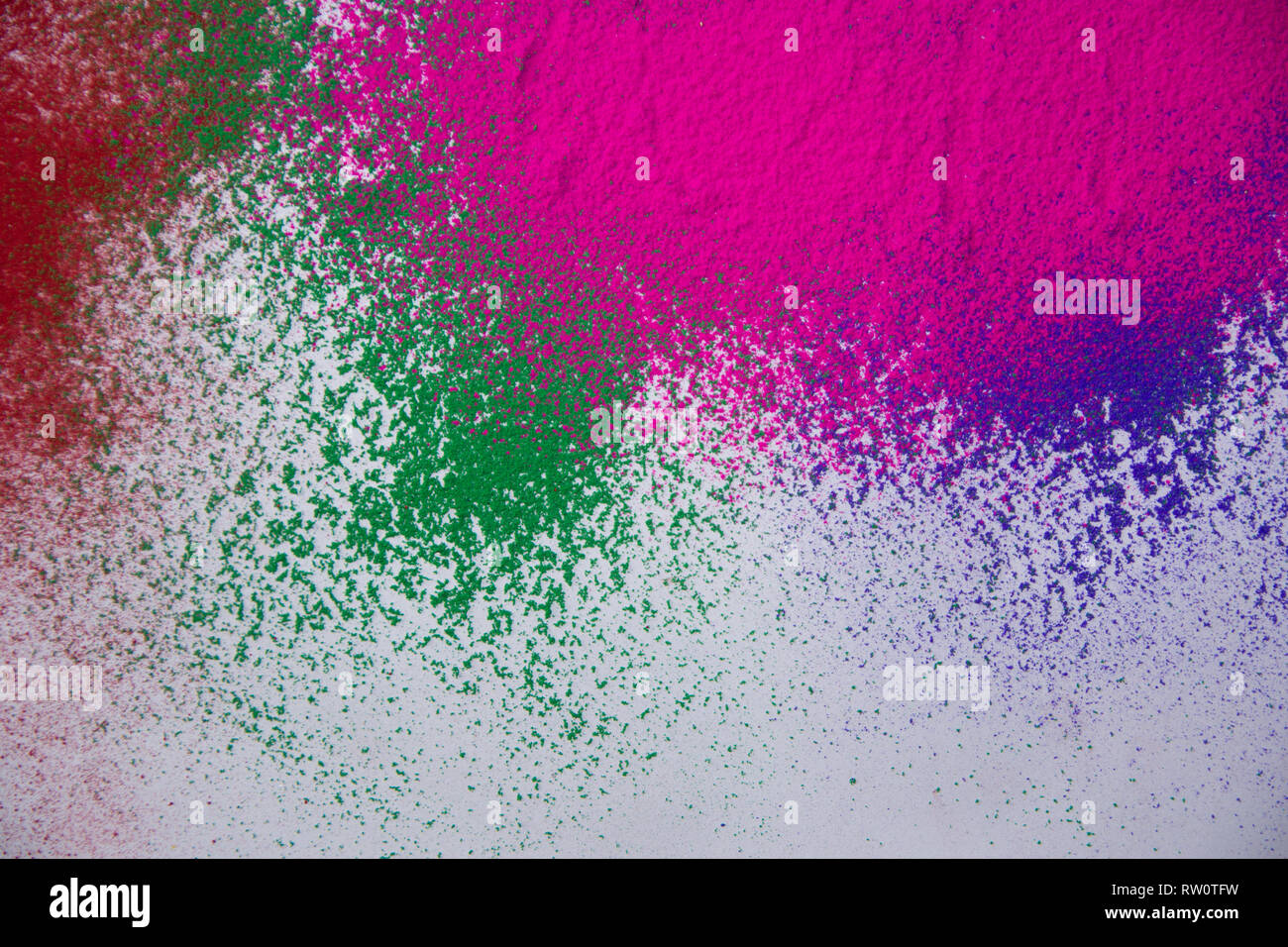 Colorful powder abstract background Stock Photo - Alamy