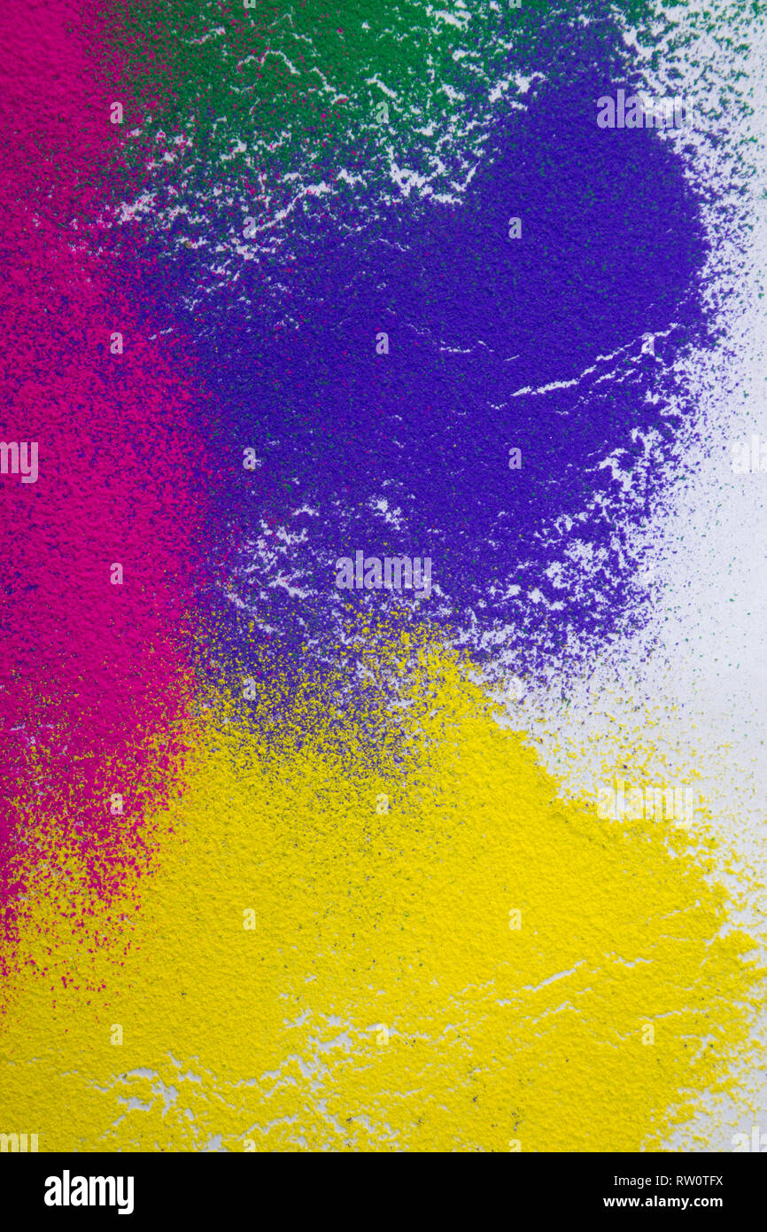 Colorful powder abstract background Stock Photo - Alamy
