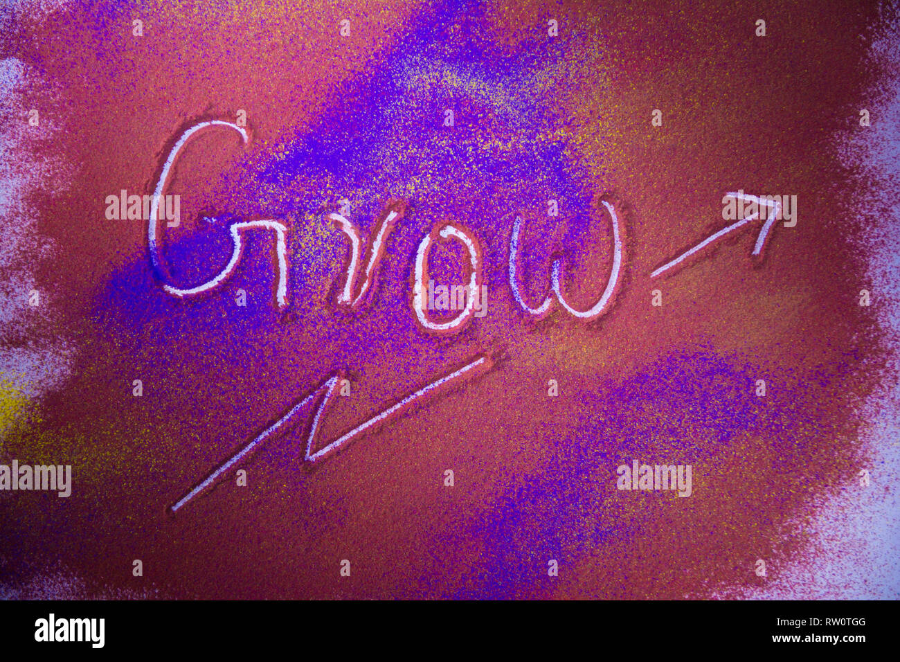 Green growth word hi-res stock photography and images - Alamy