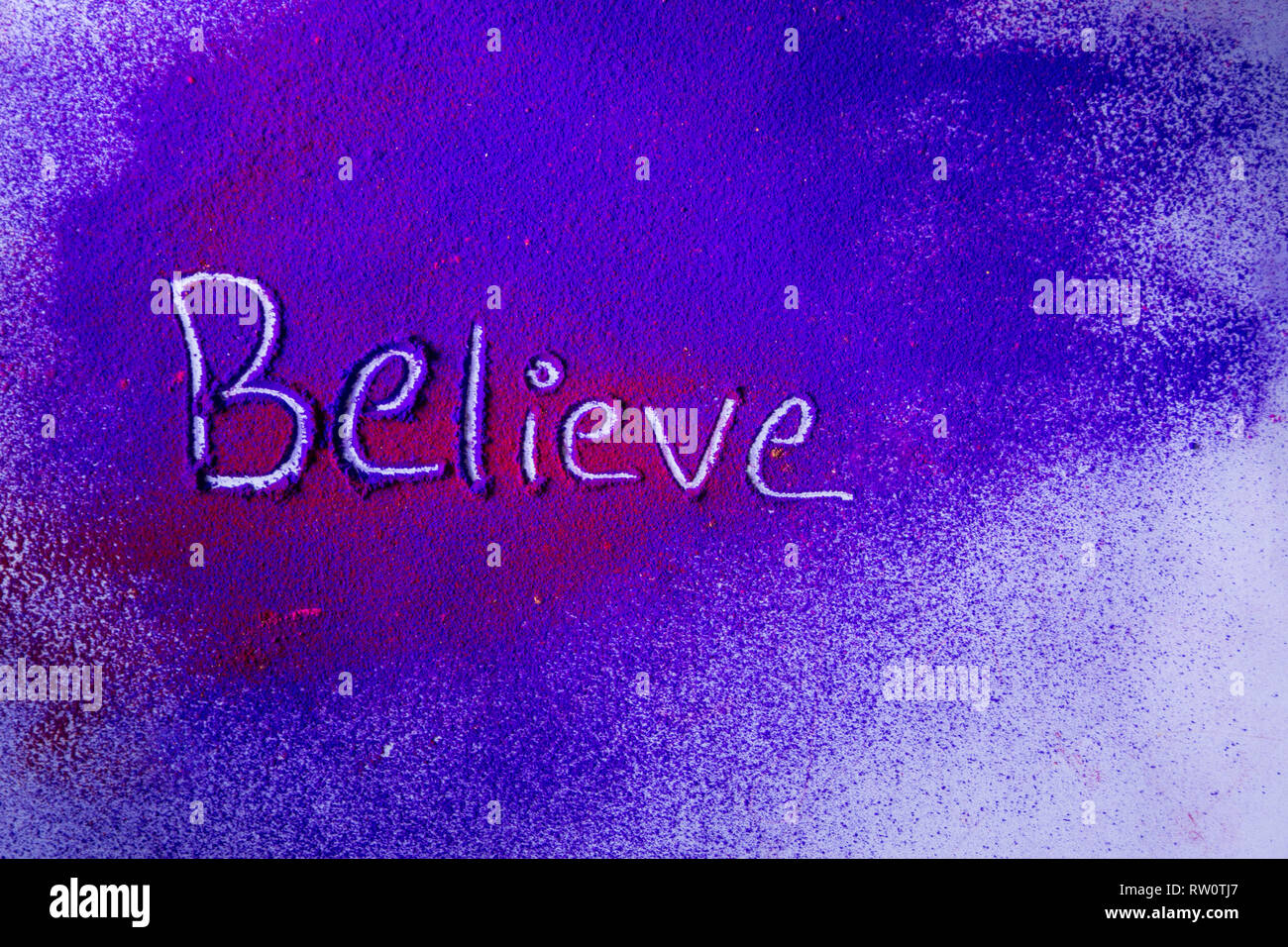 Believe word hi-res stock photography and images - Alamy