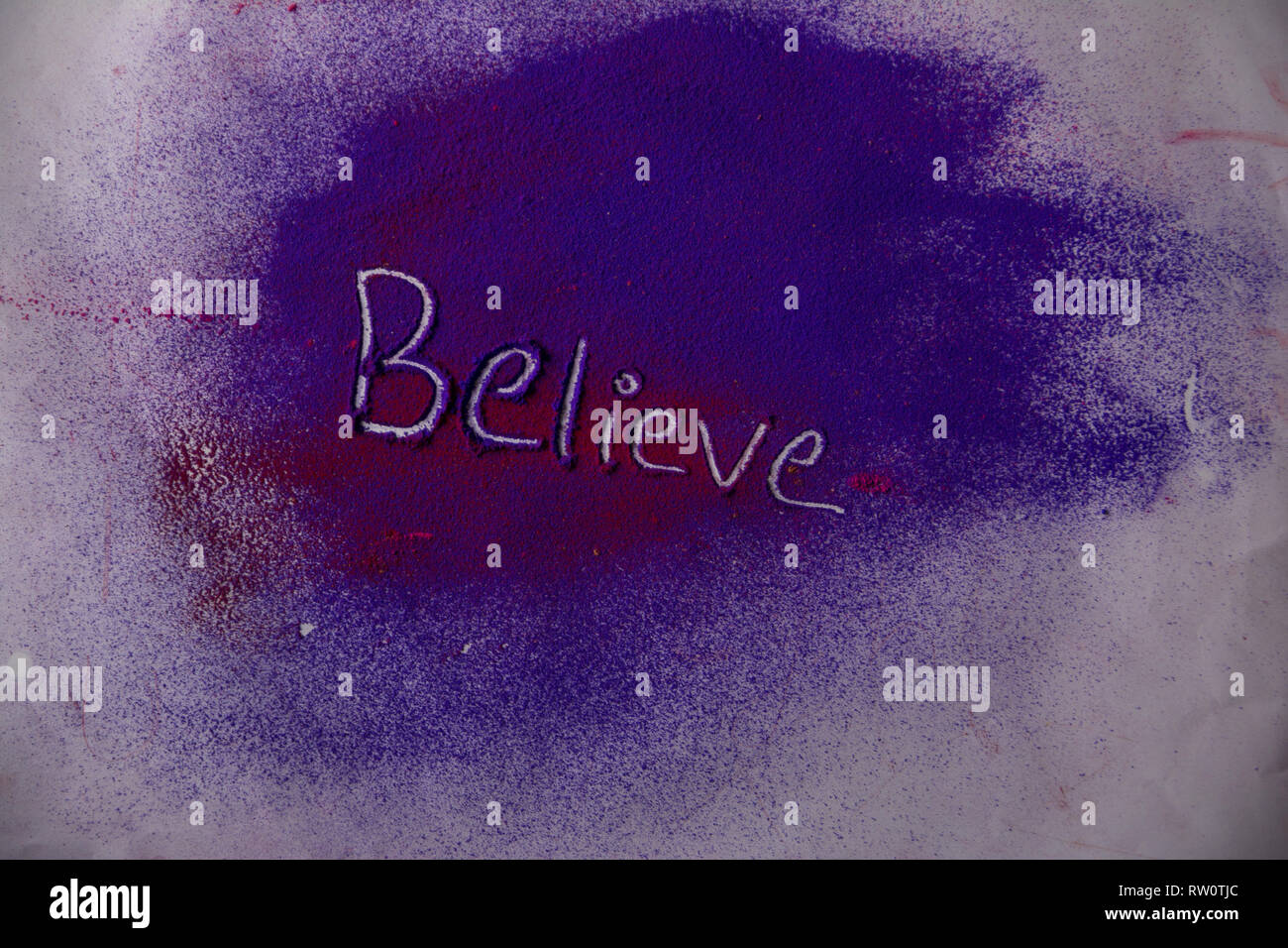 Believe word hi-res stock photography and images - Alamy