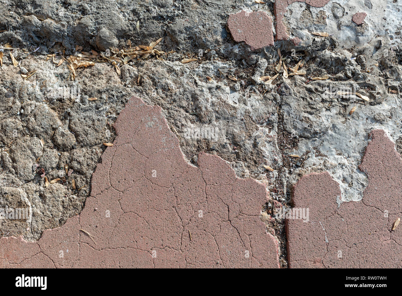 Crumbling cement texture Stock Photo - Alamy