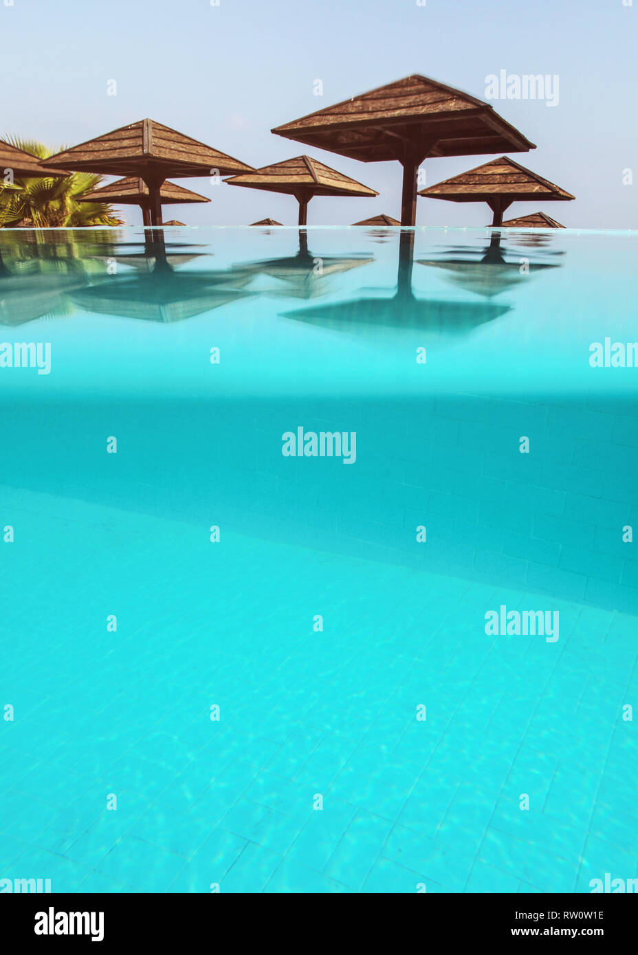 Partially submerged umbrella hi-res stock photography and images - Alamy