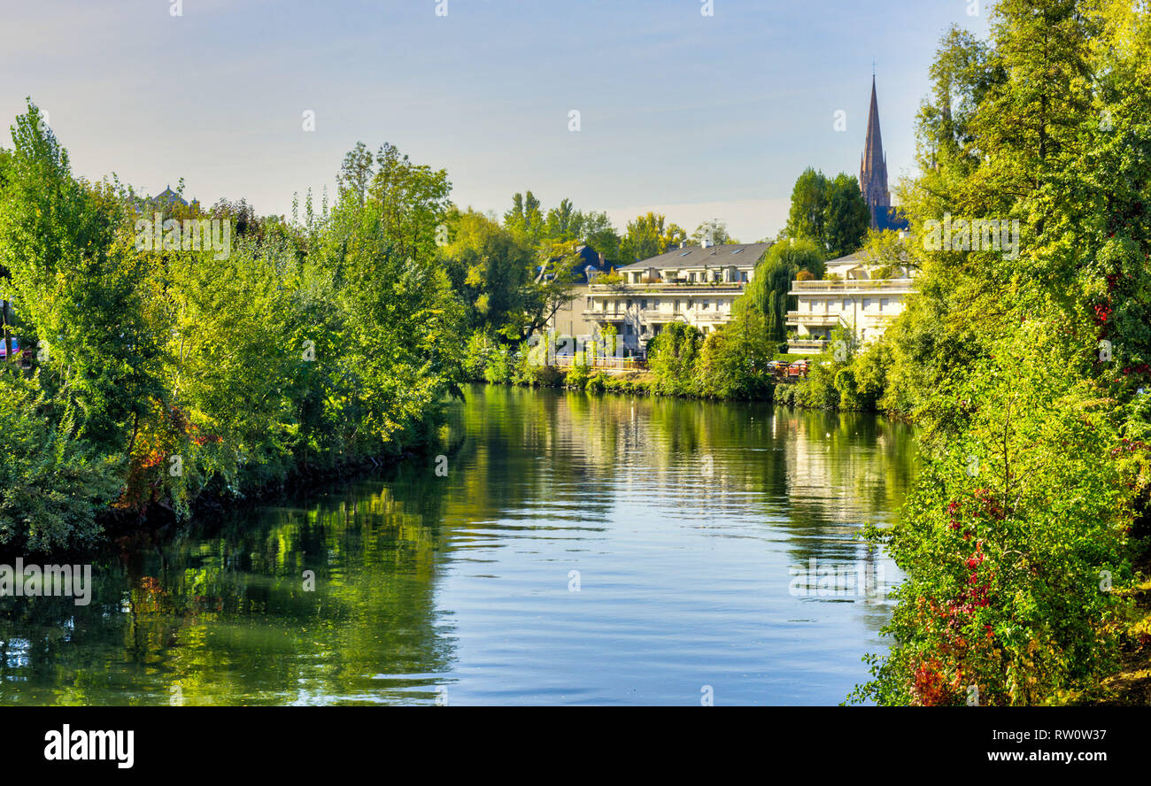 Strasbourg aerial river hi-res stock photography and images - Alamy