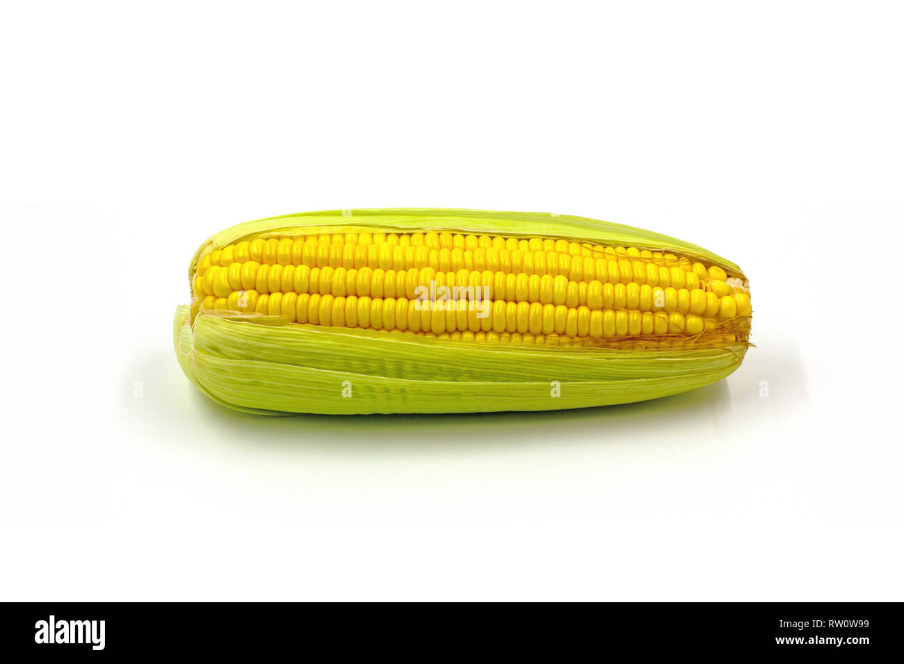 Sweet Corn isolated on white background Stock Photo - Alamy
