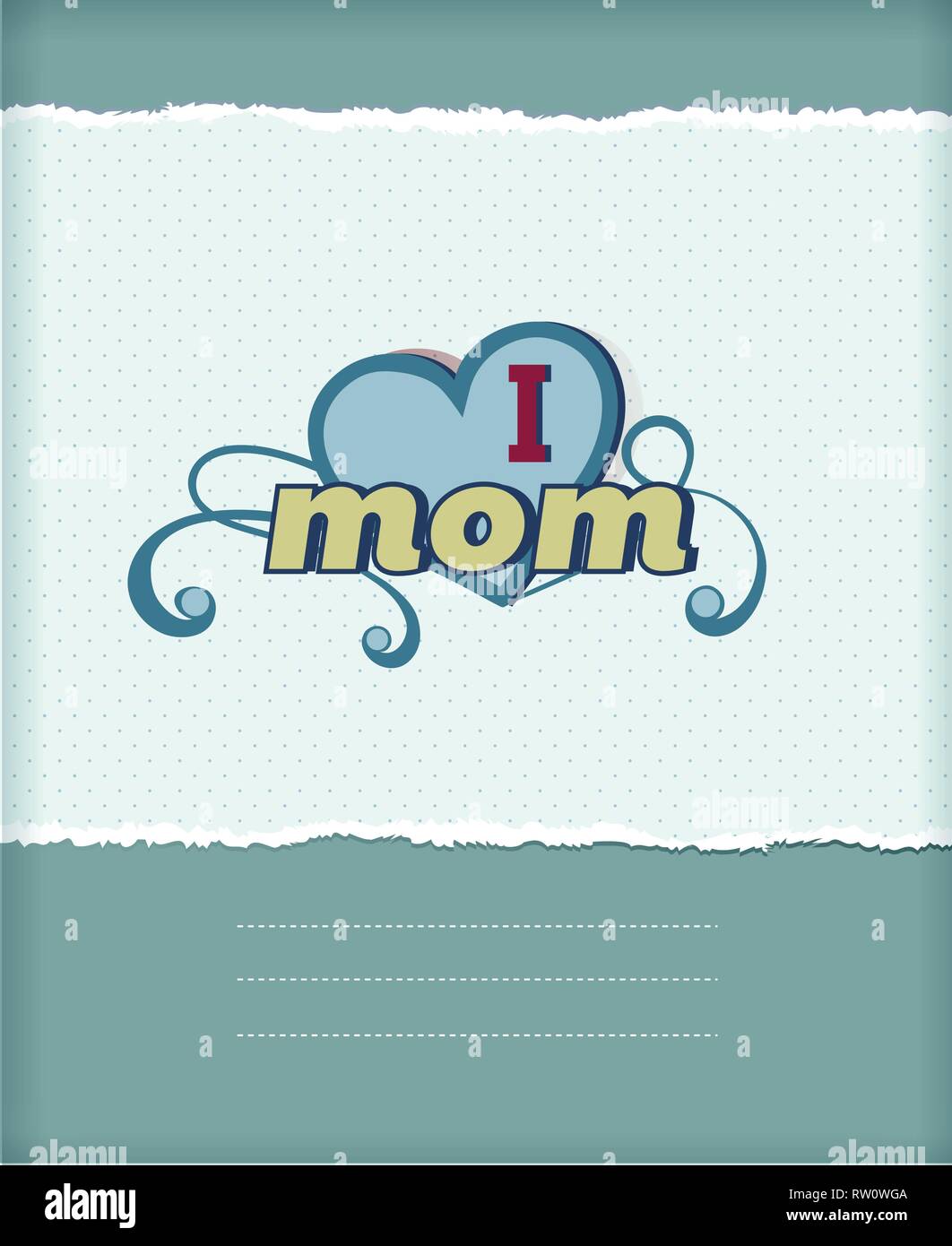 vector cards for Mother's day - Illustration Stock Vector Image & Art ...