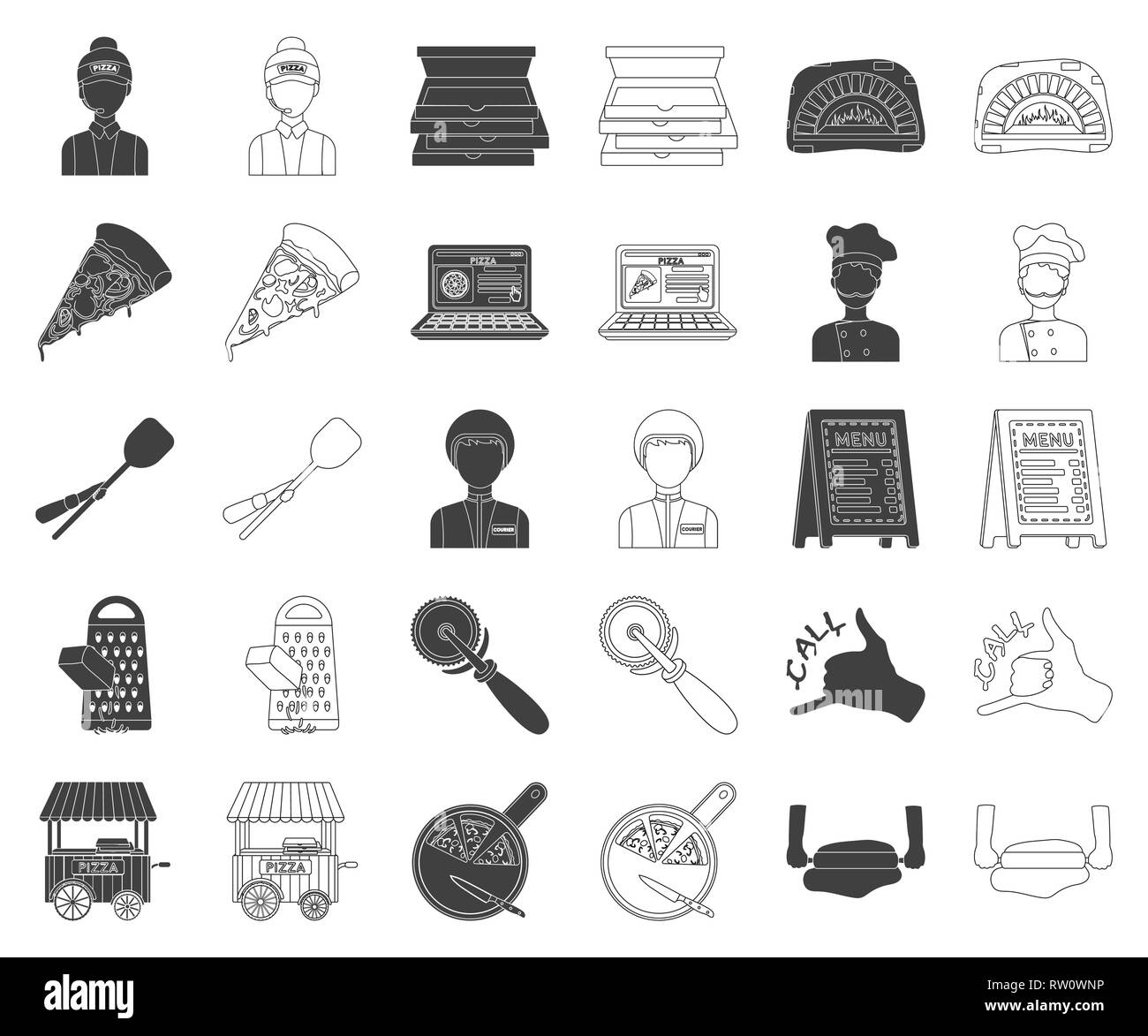 Food grating Stock Vector Images - Alamy