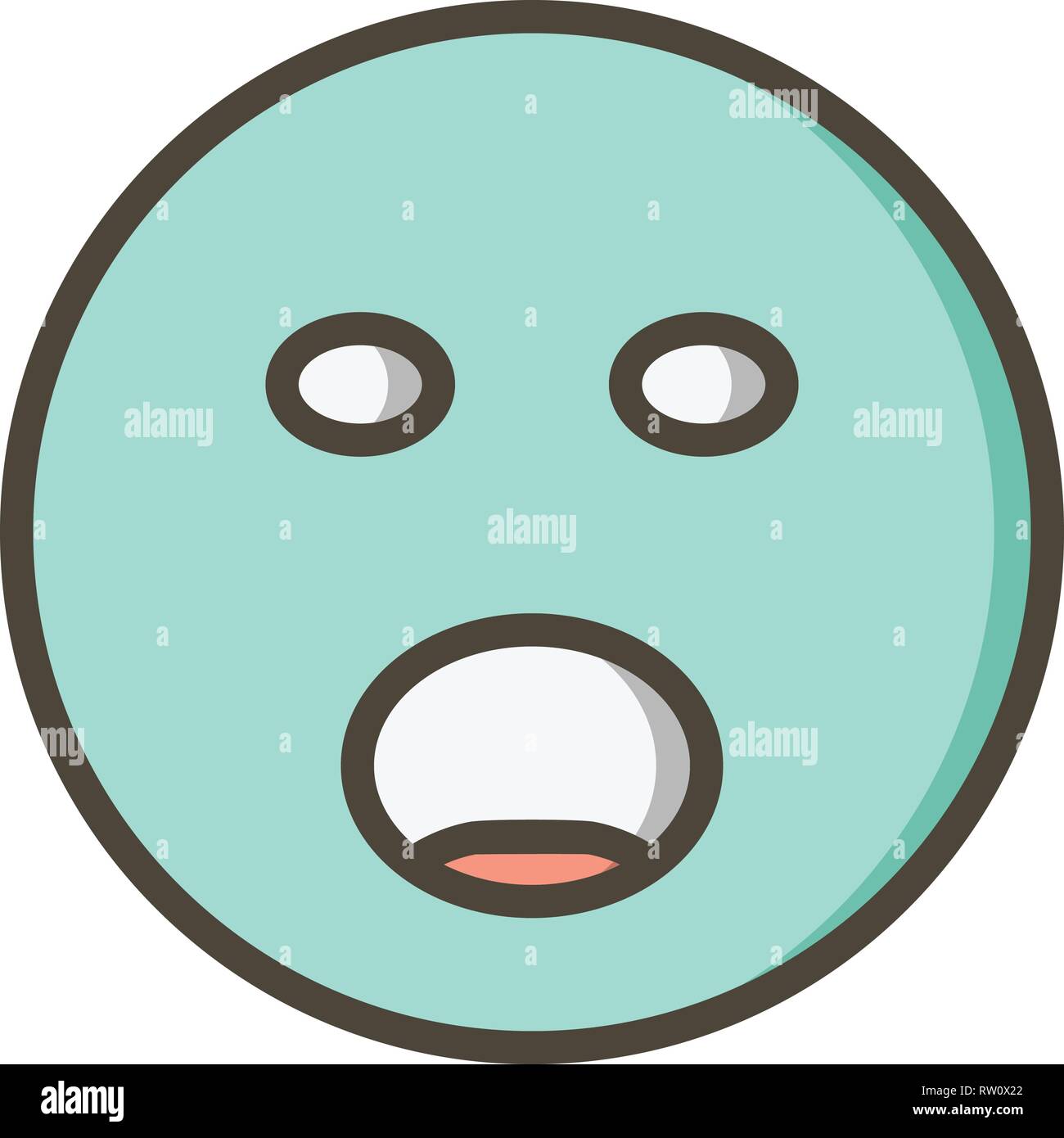 Emoji shouting Stock Vector Images - Alamy