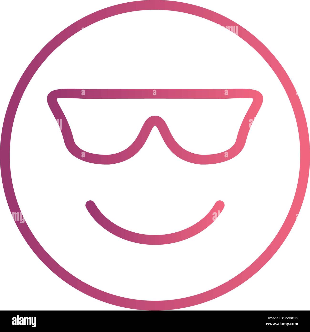 Cool Emoji Vector Icon Sign Icon Vector Illustration For Personal And ...