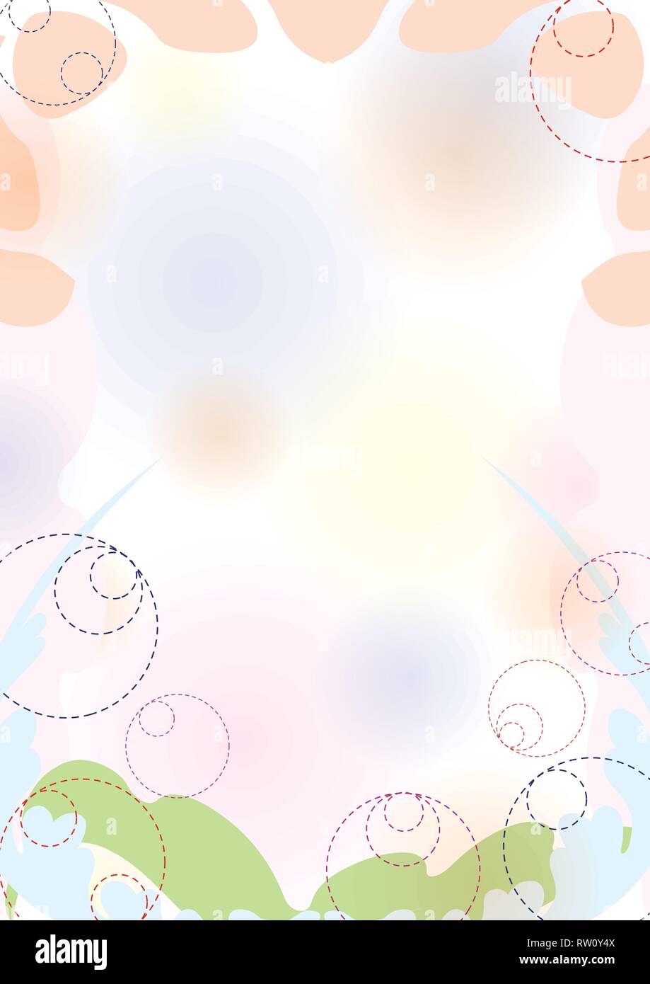 Abstract spring pastel background in half-light tones, part 2, vector ...