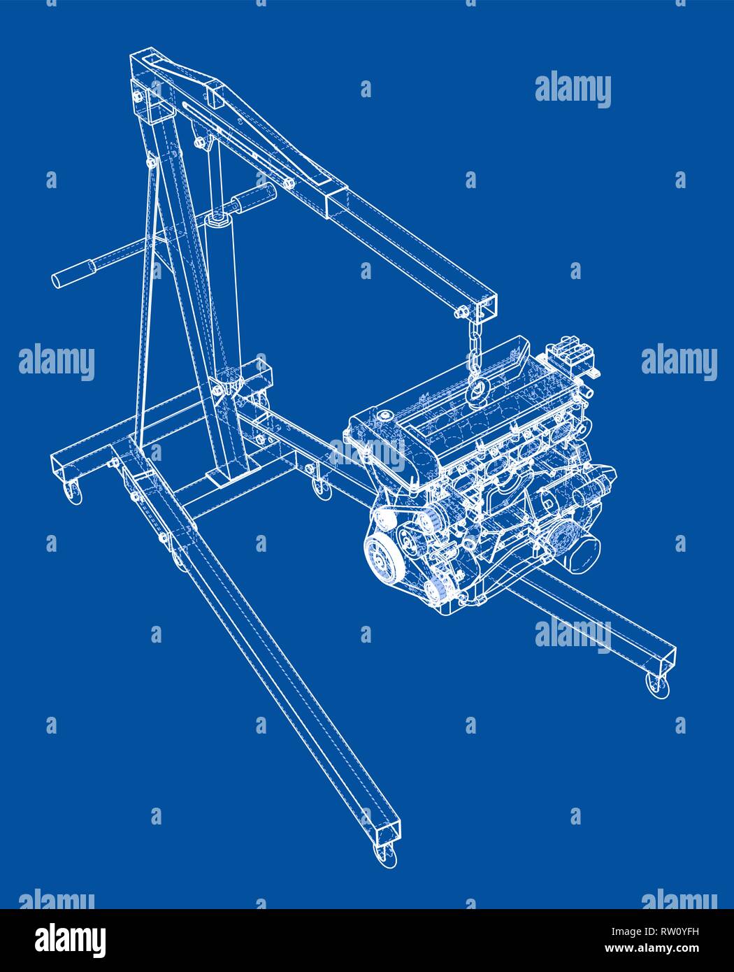 Hoist Stock Vector Images - Alamy