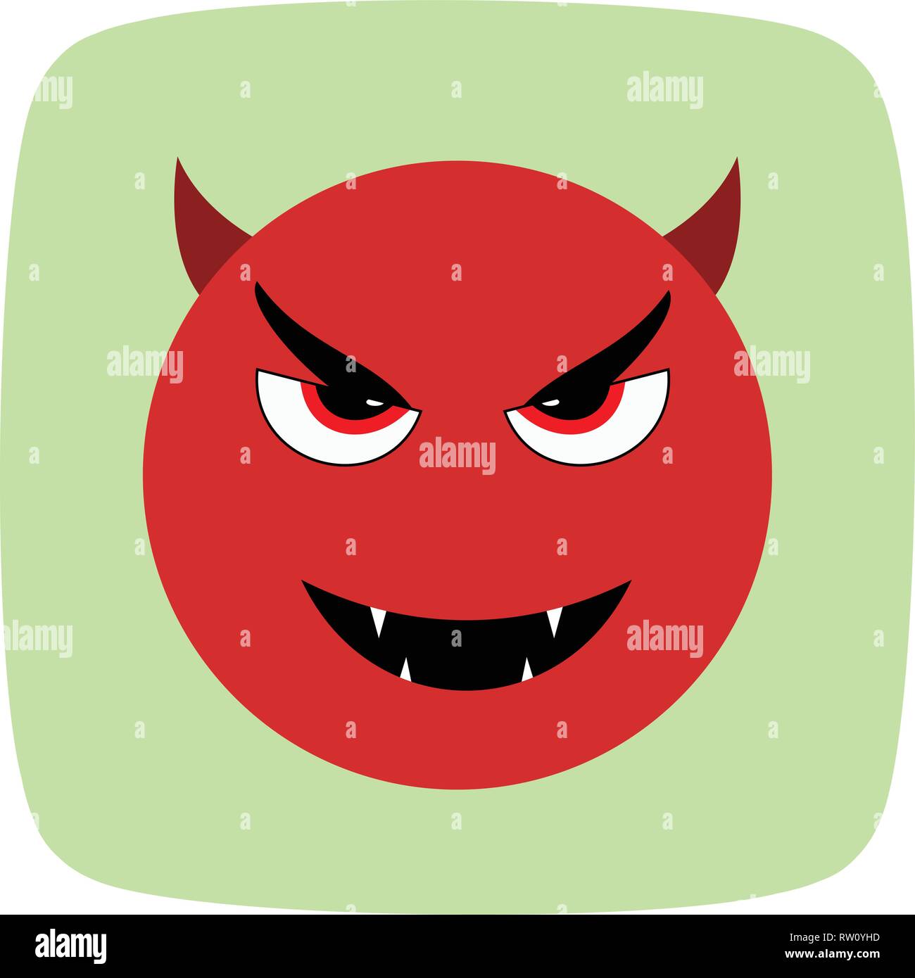 Devil Emoji Vector Icon Sign Icon Vector Illustration For Personal And ...