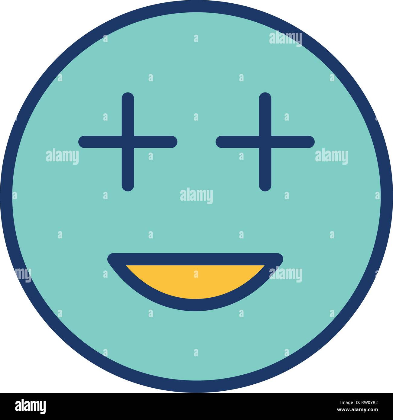 Positive Emoji Vector Icon Sign Icon Vector Illustration For Personal ...