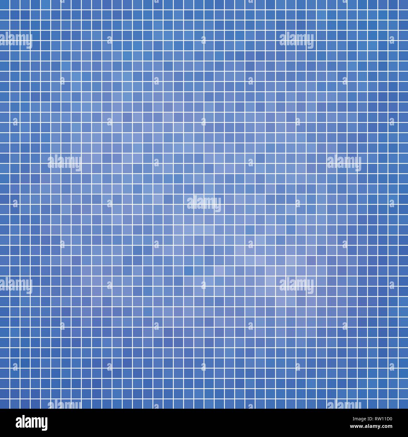 abstract vector square pixel mosaic background - blue Stock Vector ...
