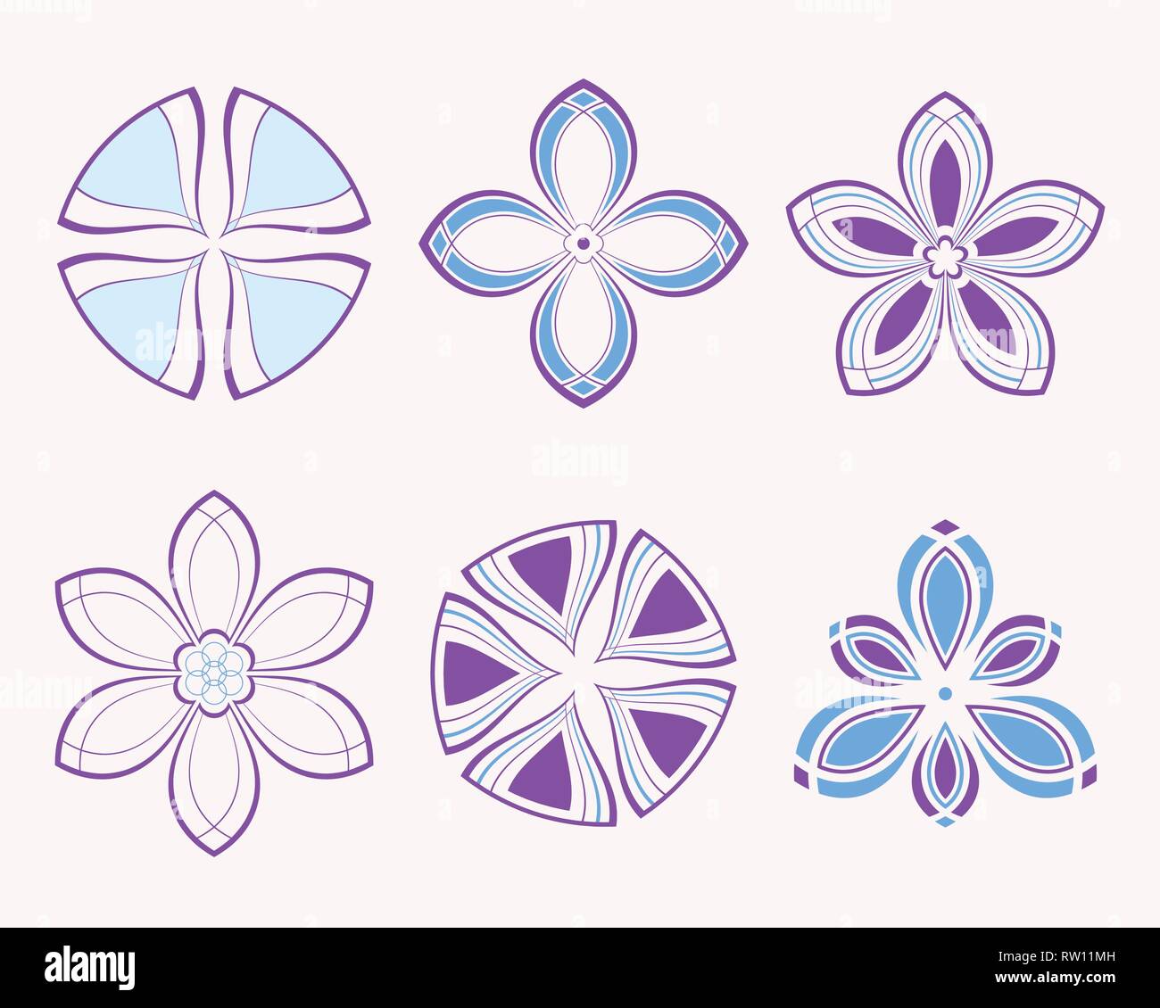 Geometric symbols form Stock Vector Images - Alamy