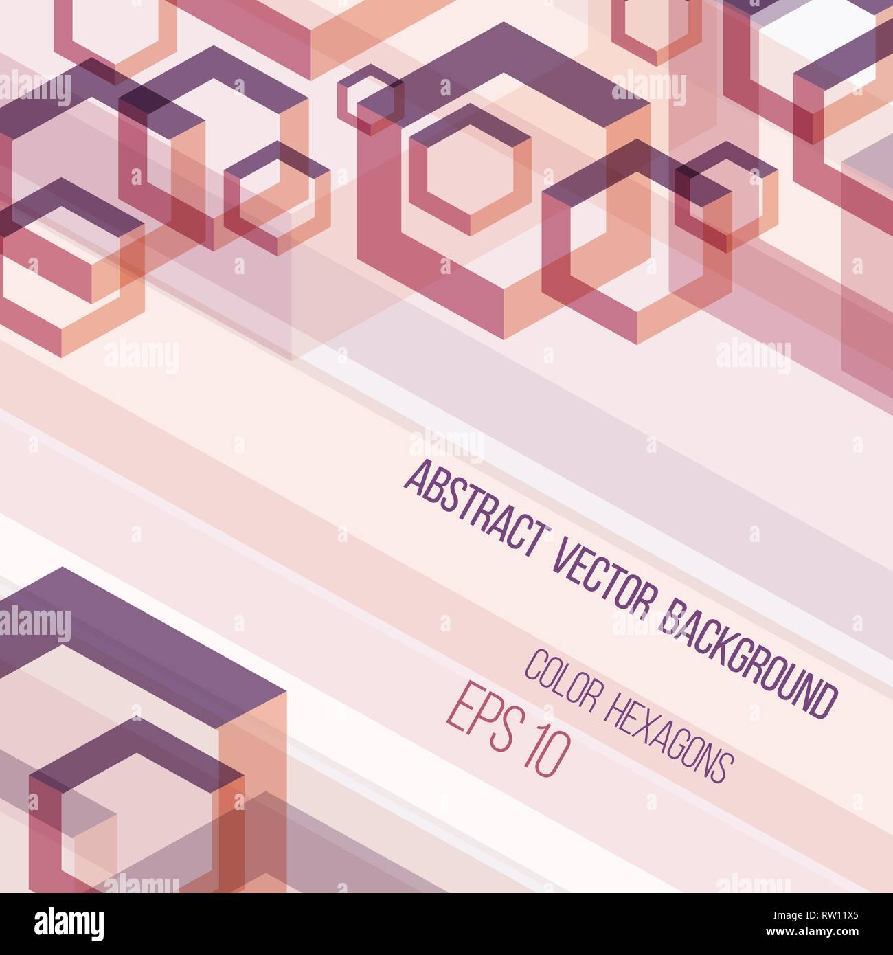 Overlapping hexagons pattern hi-res stock photography and images - Alamy