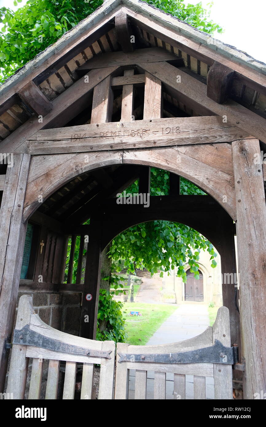St Paul Church in Little Eaton Stock Photo - Alamy