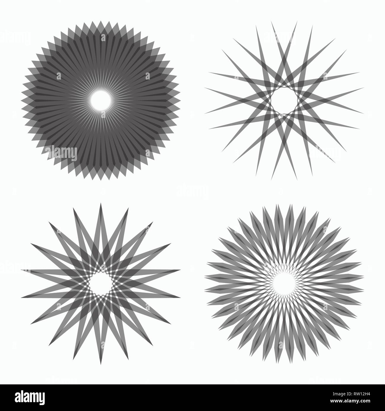 Line Designs Geometry Star