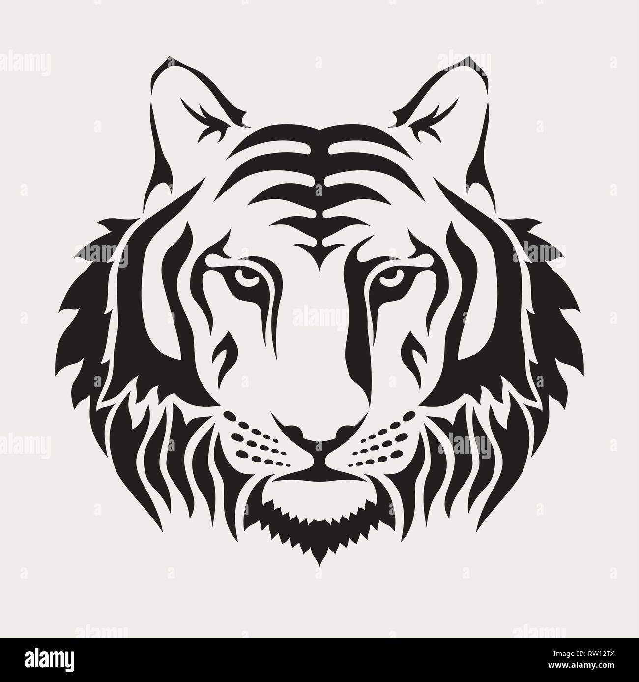 Tiger Logo Design Vector