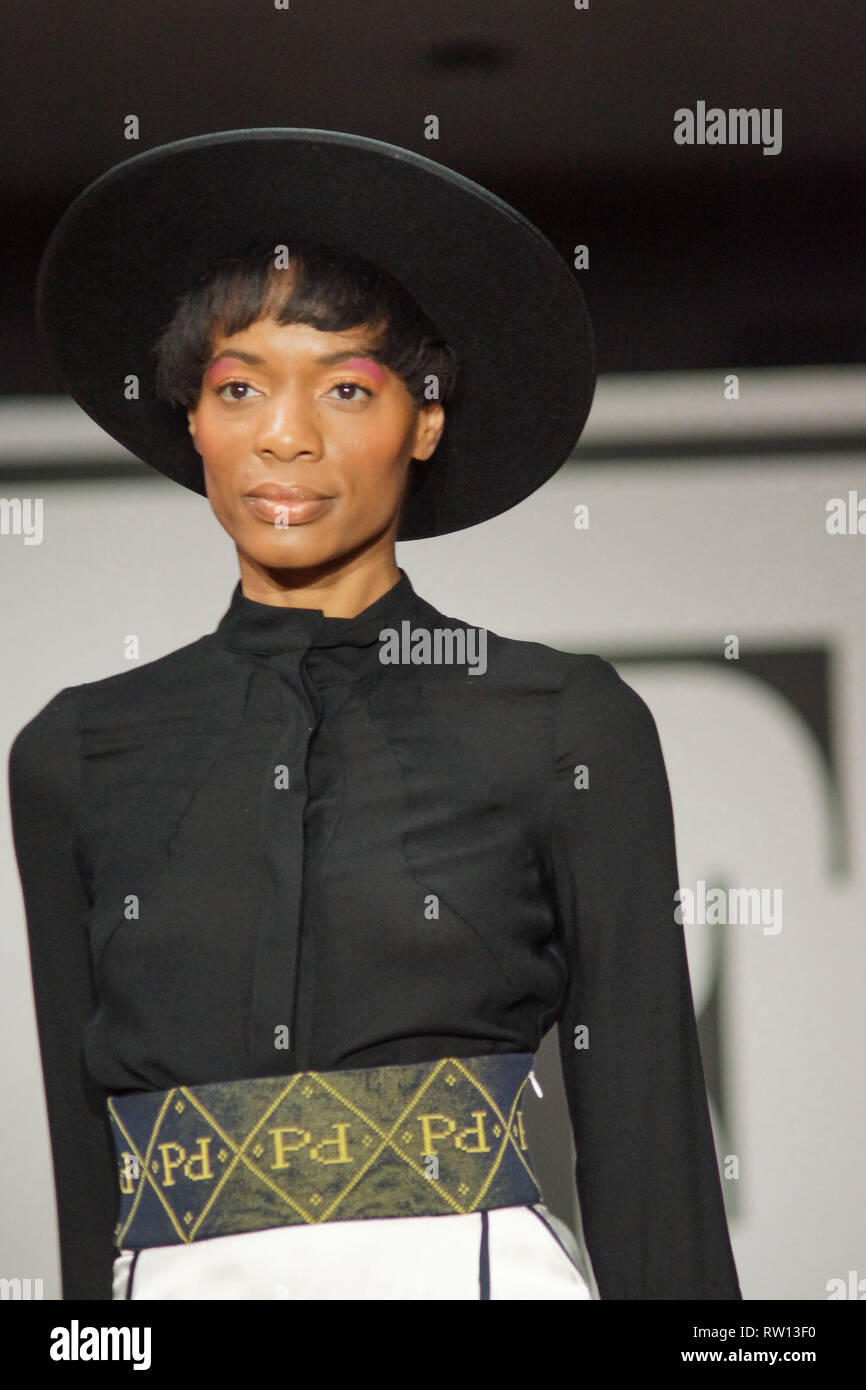 16 February 2019. London, England, Fashions Finest AW2019, Britain's ...