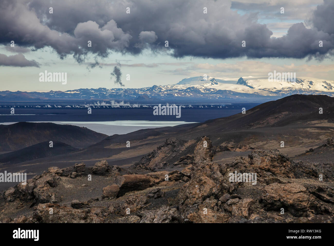 Vulcano askja hi-res stock photography and images - Alamy